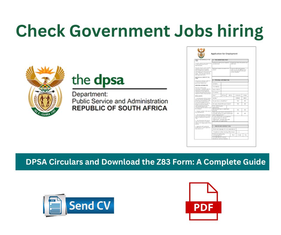 DPSA Circulars and Download the Z83 Form: A Complete Guide – Mycareers ...